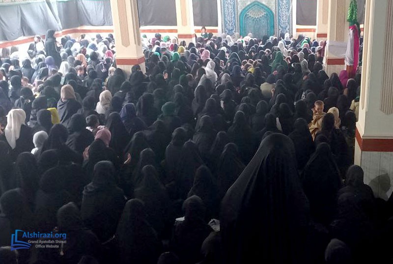 Mourning Ceremonies at the Lady Fatimah Zahra Complex in Kabul Afghanistan