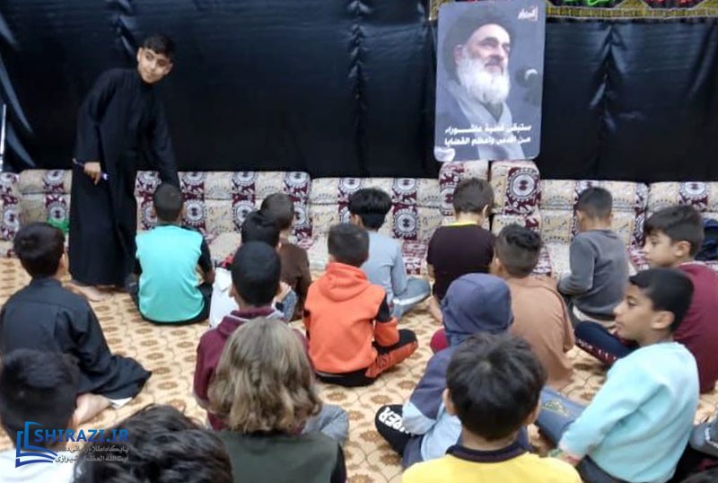 برگزاری دروس هفتگی مؤسسه حضرت ام البنین سلام الله علیها در شهر فاو ...