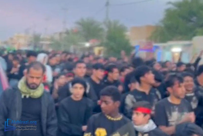 اقامه عزای شهادت حضرت فاطمه زهرا سلام الله علیها در شهر فاو استان بصره ...