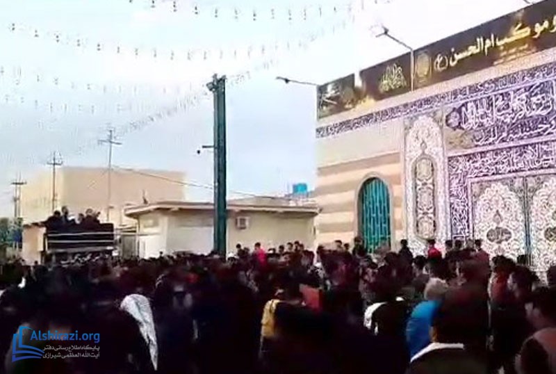 اقامه عزای شهادت حضرت فاطمه زهرا سلام الله علیها در شهر فاو استان بصره ...