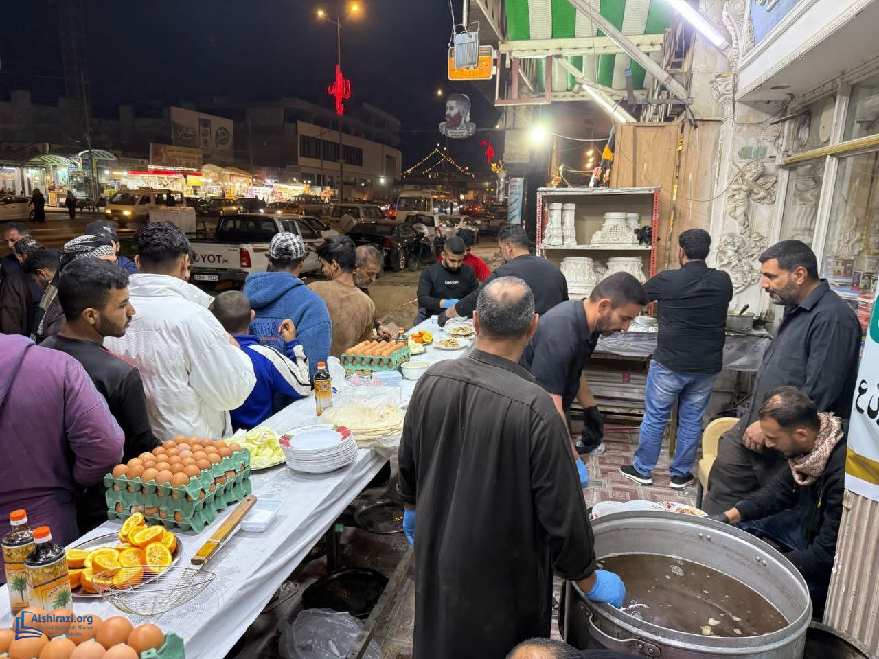 Suhoor Banquet for Pilgrims in Karbala Organized by Umm Abiha ...