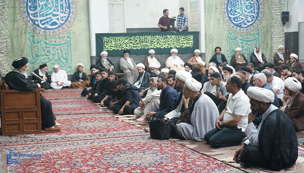 Daily Scholarly Session of Grand Ayatollah Shirazi with Scholars ...
