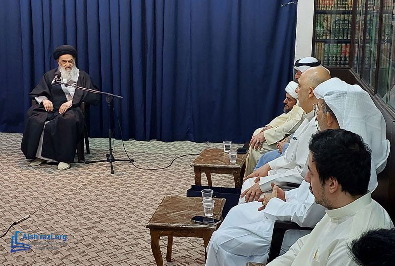 Believers from Kuwait visit Grand Ayatollah Shirazi
