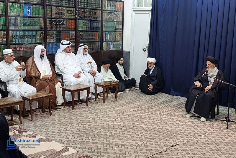 Believers from Kuwait visit Grand Ayatollah Shirazi