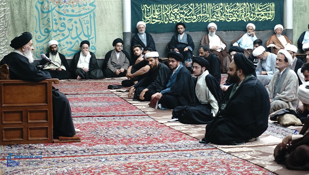 Daily Scholarly Meeting of Grand Ayatollah Shirazi with Scholars and ...