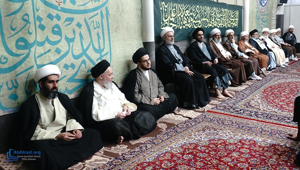 Daily Scholarly Meeting of Grand Ayatollah Shirazi with Scholars and ...