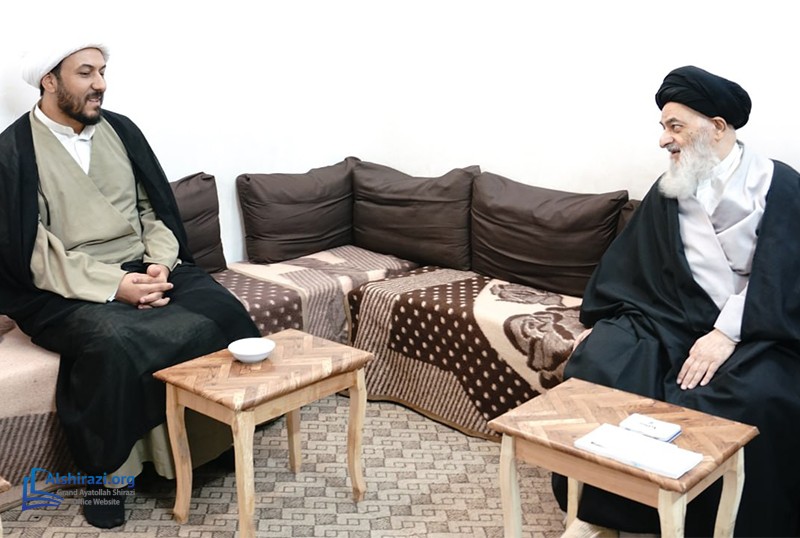 Meeting of the Director of the Imam Hussein Media Group Office in Najaf ...